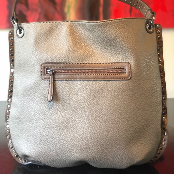 Sondra Roberts | Bags | Sondra Roberts Sr2 Large Tan Hobo Bag With ...